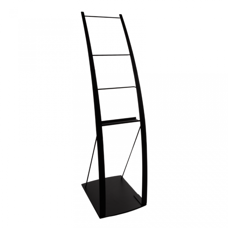 Onyx Curved Literature Stand - Plex Display